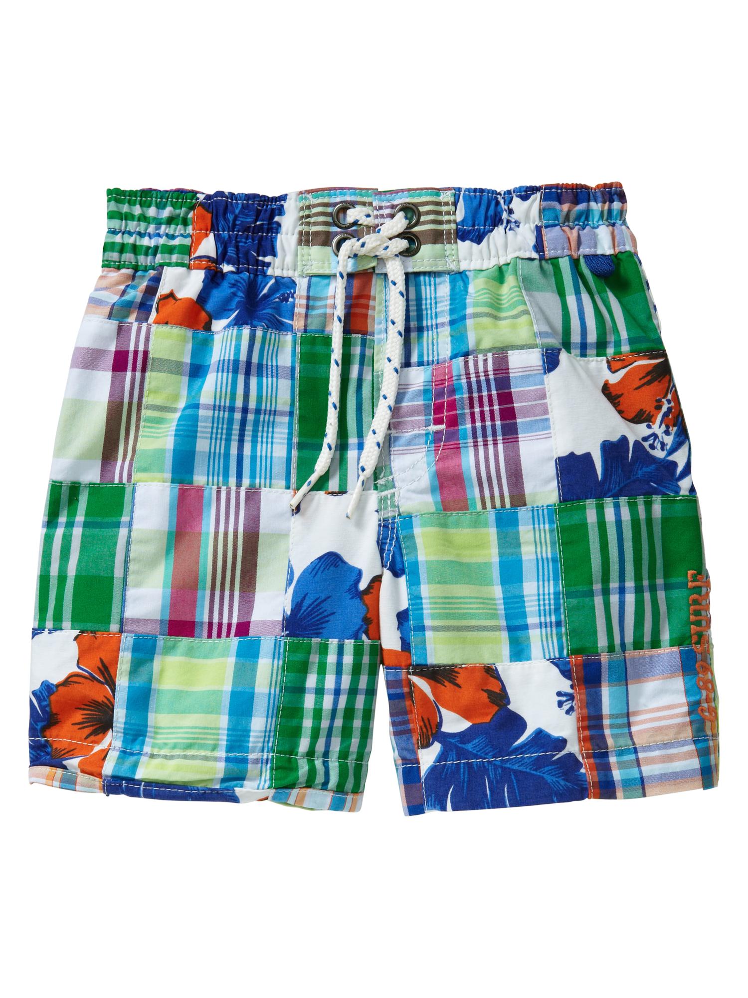 Gap公式オンラインストア | Multi-patchwork swim trunks