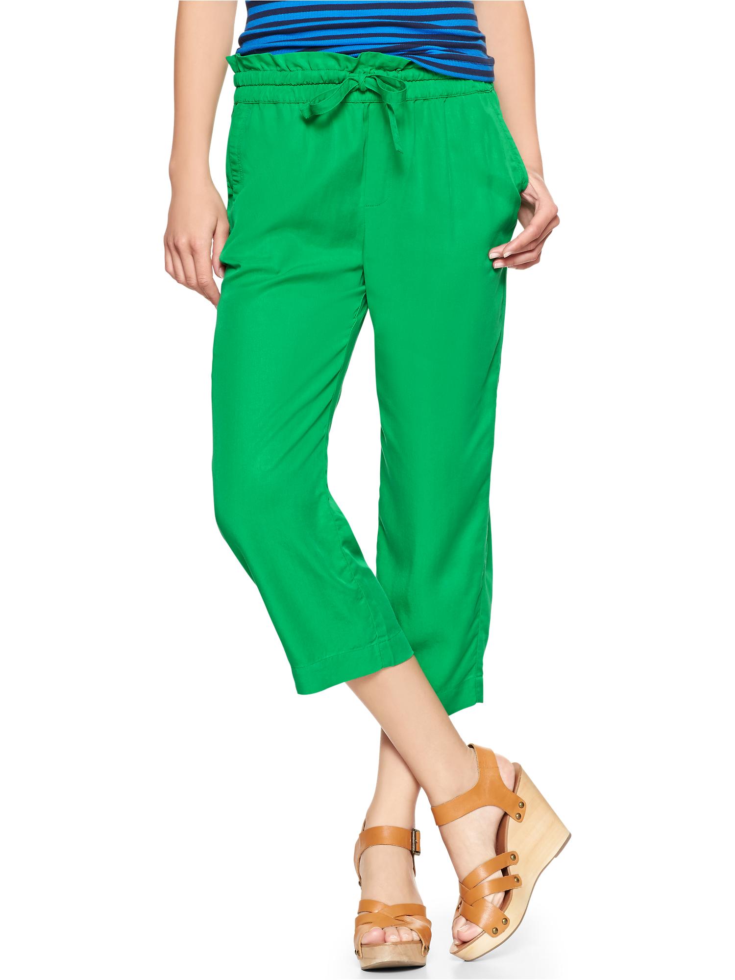 Gap公式オンラインストア | Drawcord capri pants