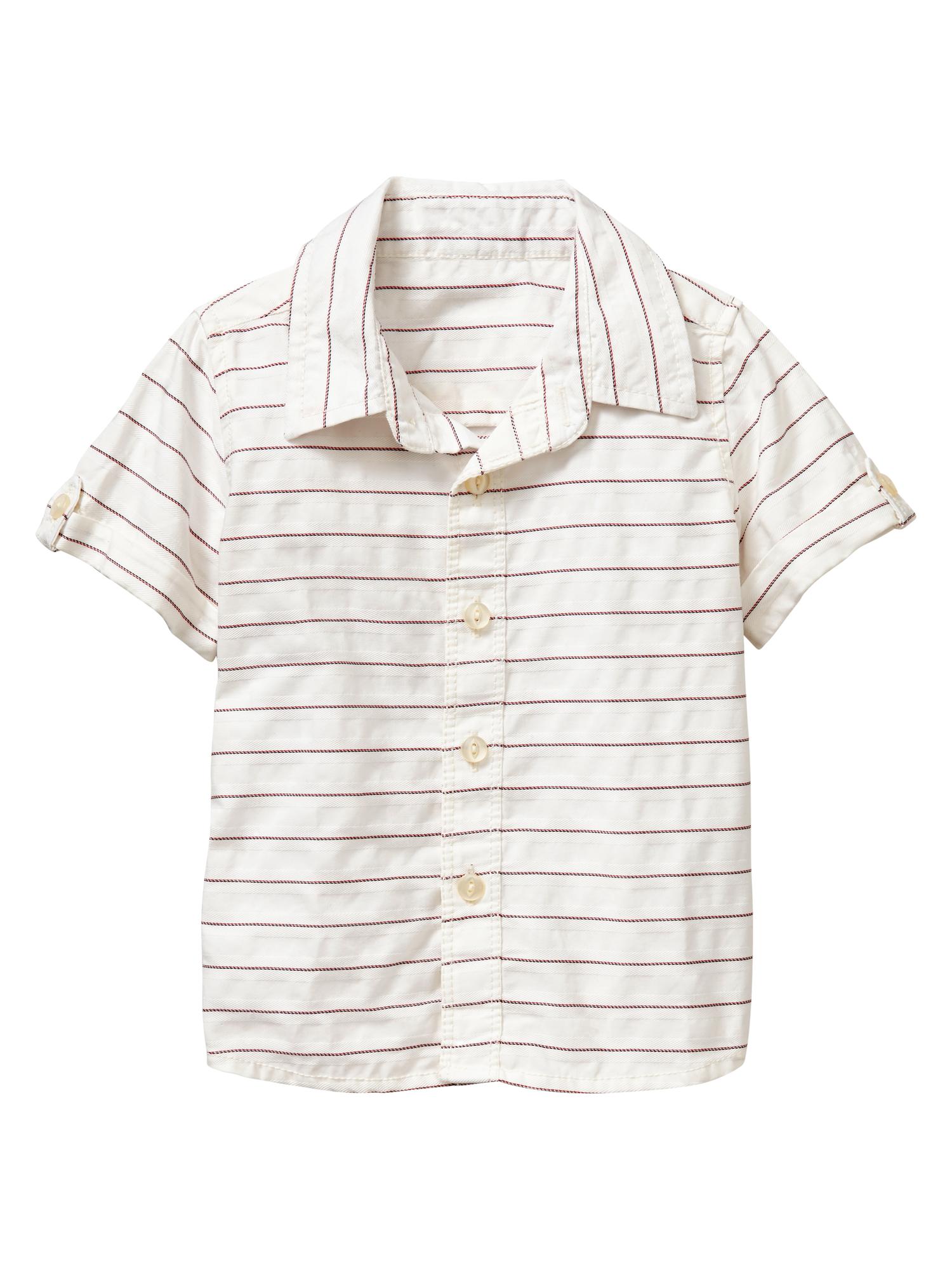 Gap公式オンラインストア | Striped roll tab shirt