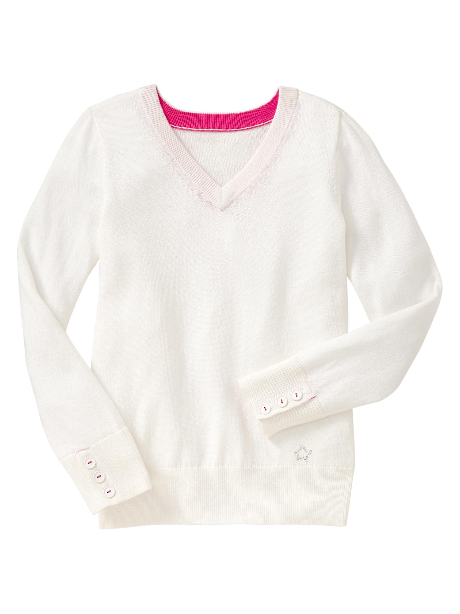 Gap公式オンラインストア | V-neck button sweater