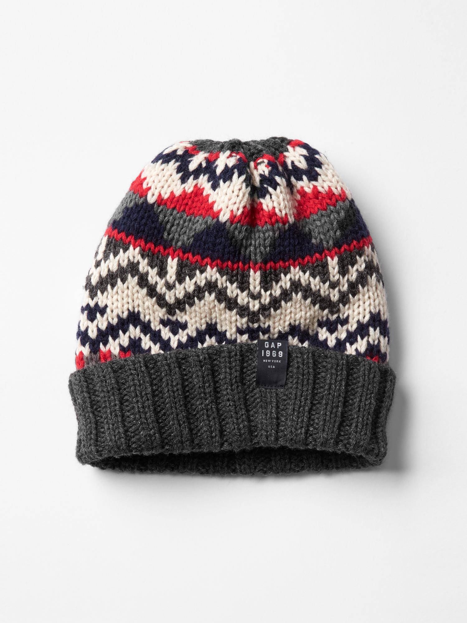 Gap公式オンラインストア | Large fair isle beanie