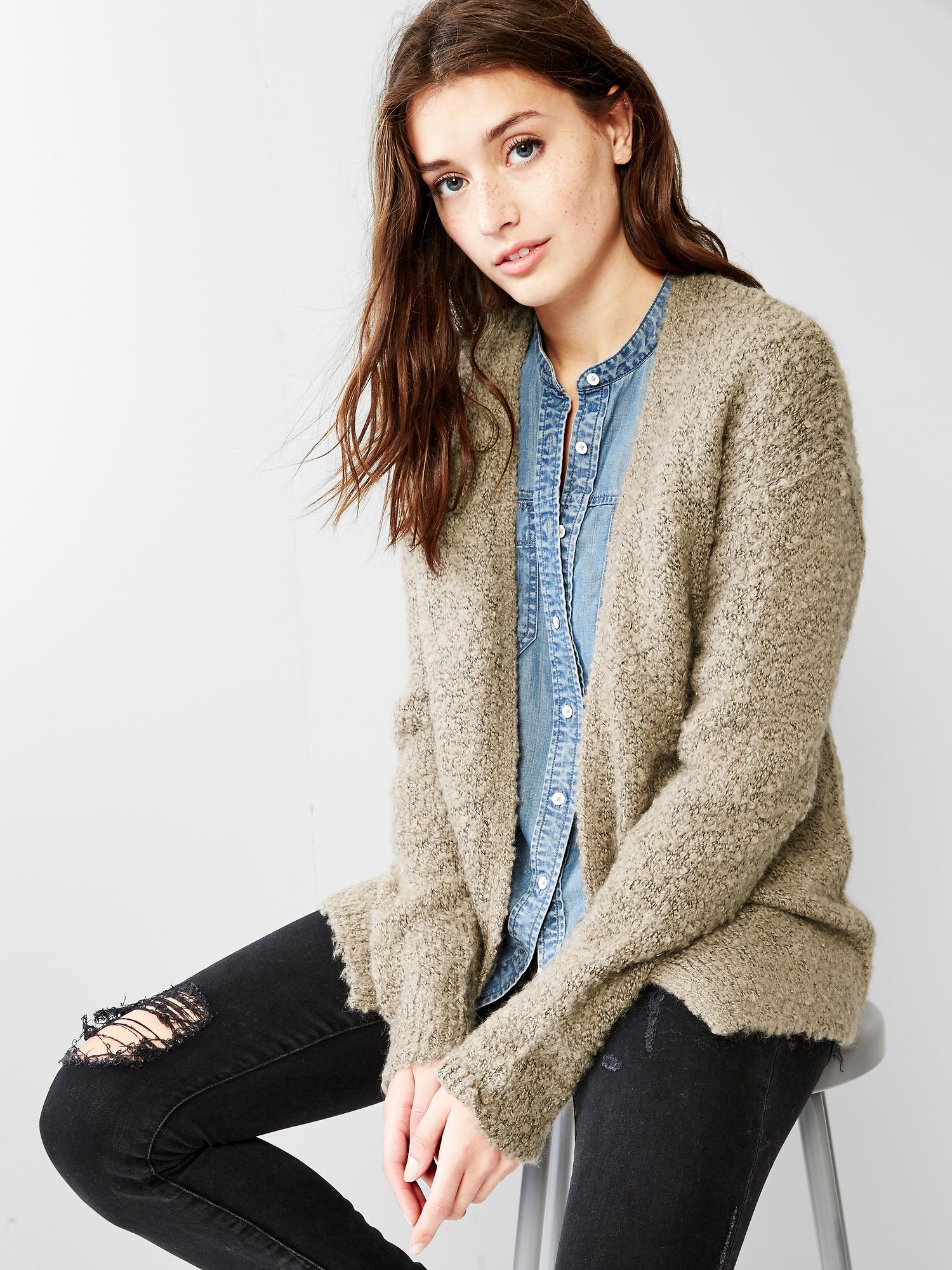 Gap公式オンラインストア | Boucle open-front cardigan