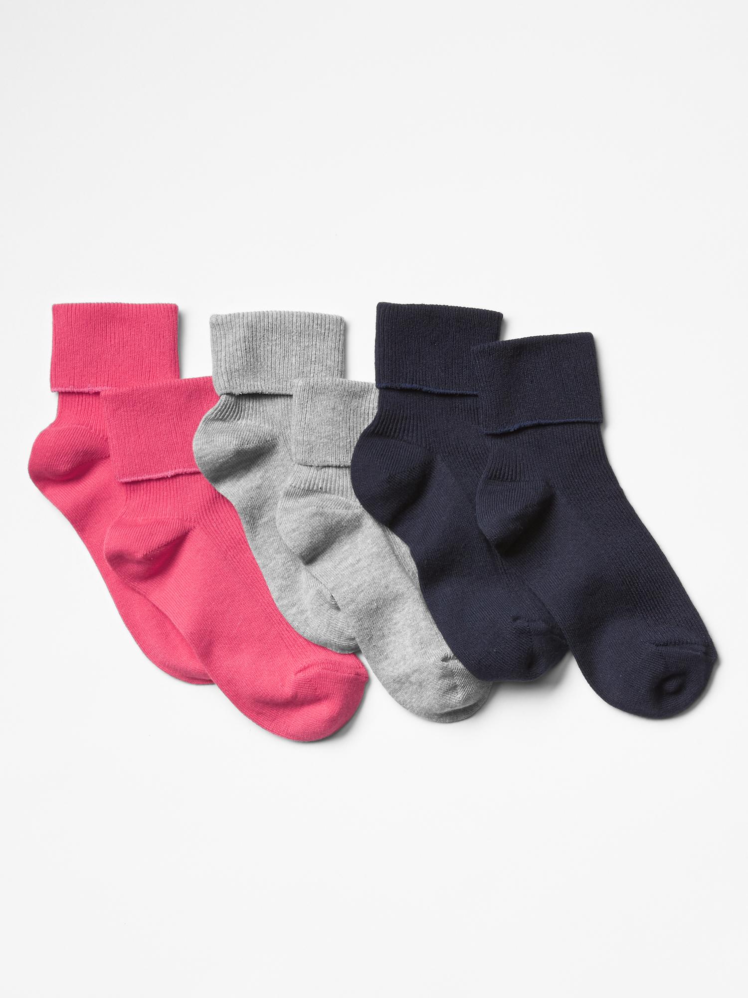 Gap公式オンラインストア | Cuffed socks (3-pack)