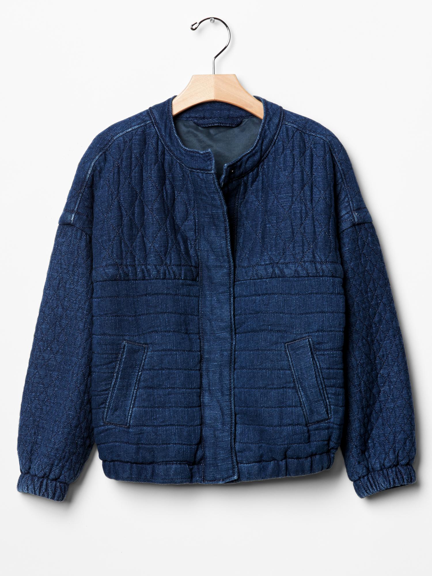 Gap公式オンラインストア | Denim quilted jacket
