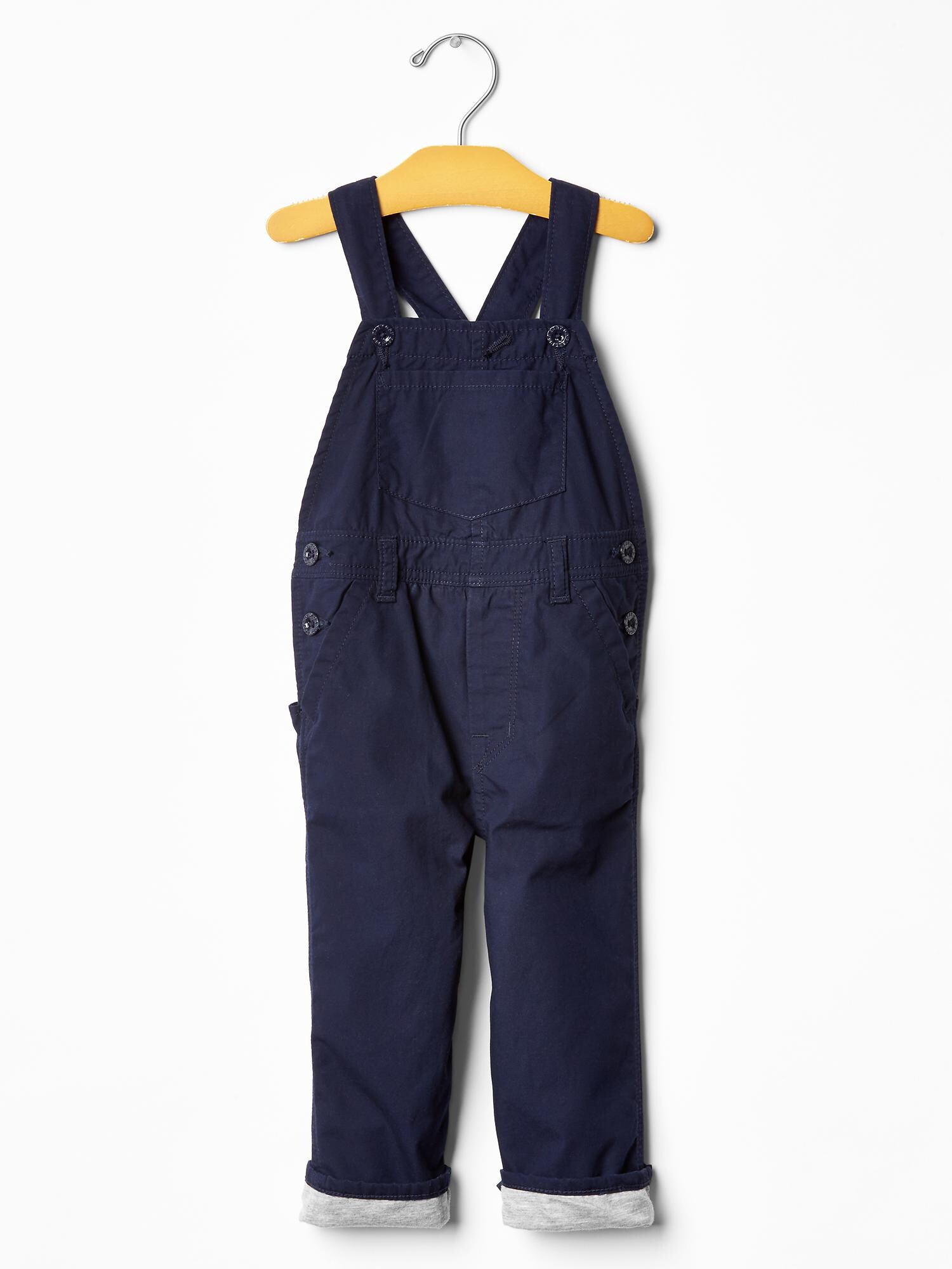 Gap公式オンラインストア | Jersey-lined overalls