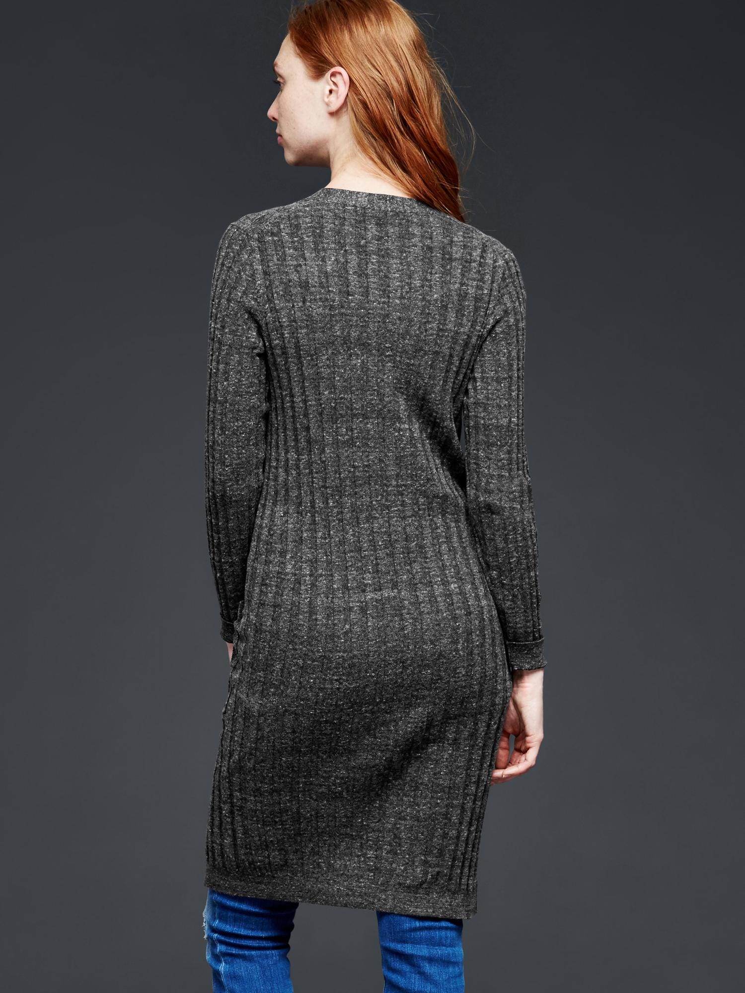 Gap公式オンラインストア | Long ribbed cardigan