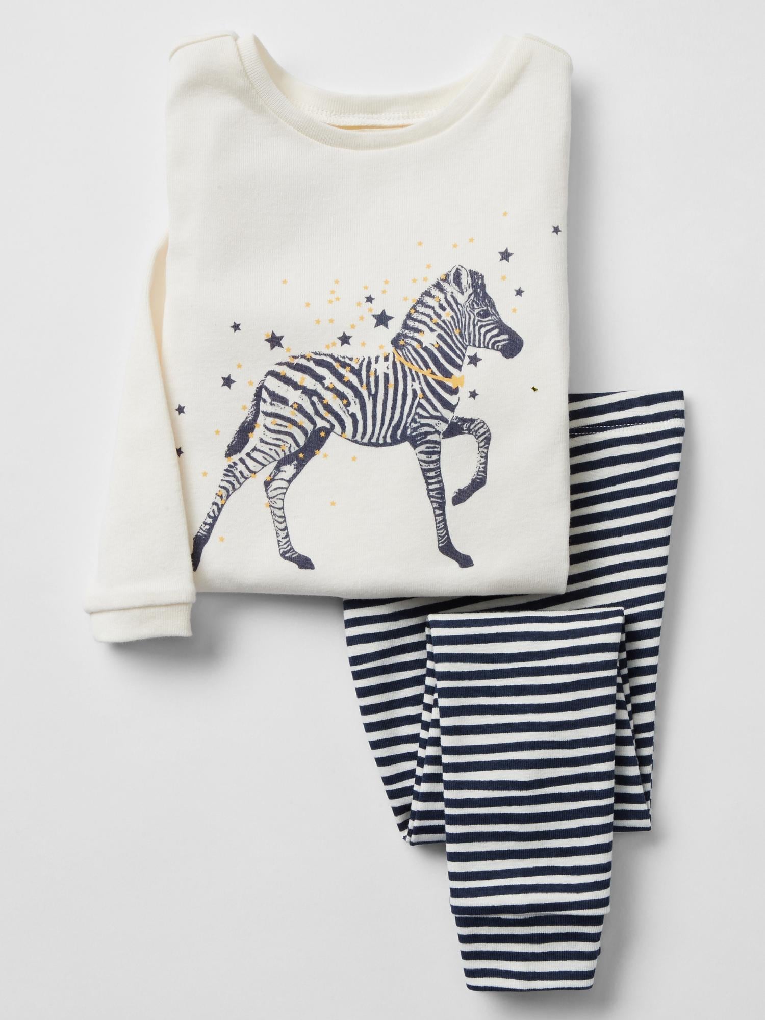 Gap公式オンラインストア | Organic zebra stripe sleep set